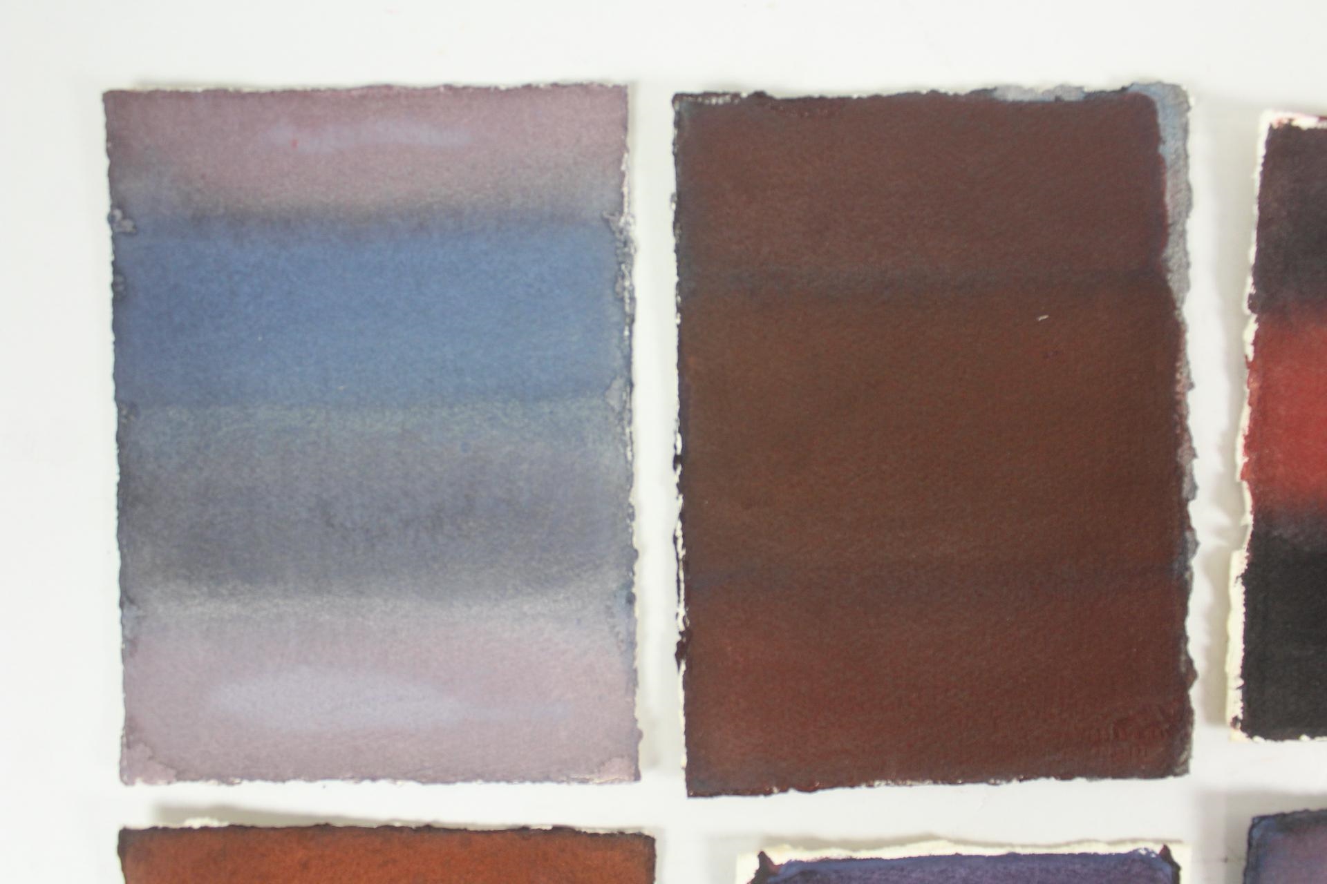 Clark Murray | Group of 8 Clark Murray Gradient Paintings, Reds (1966 ...