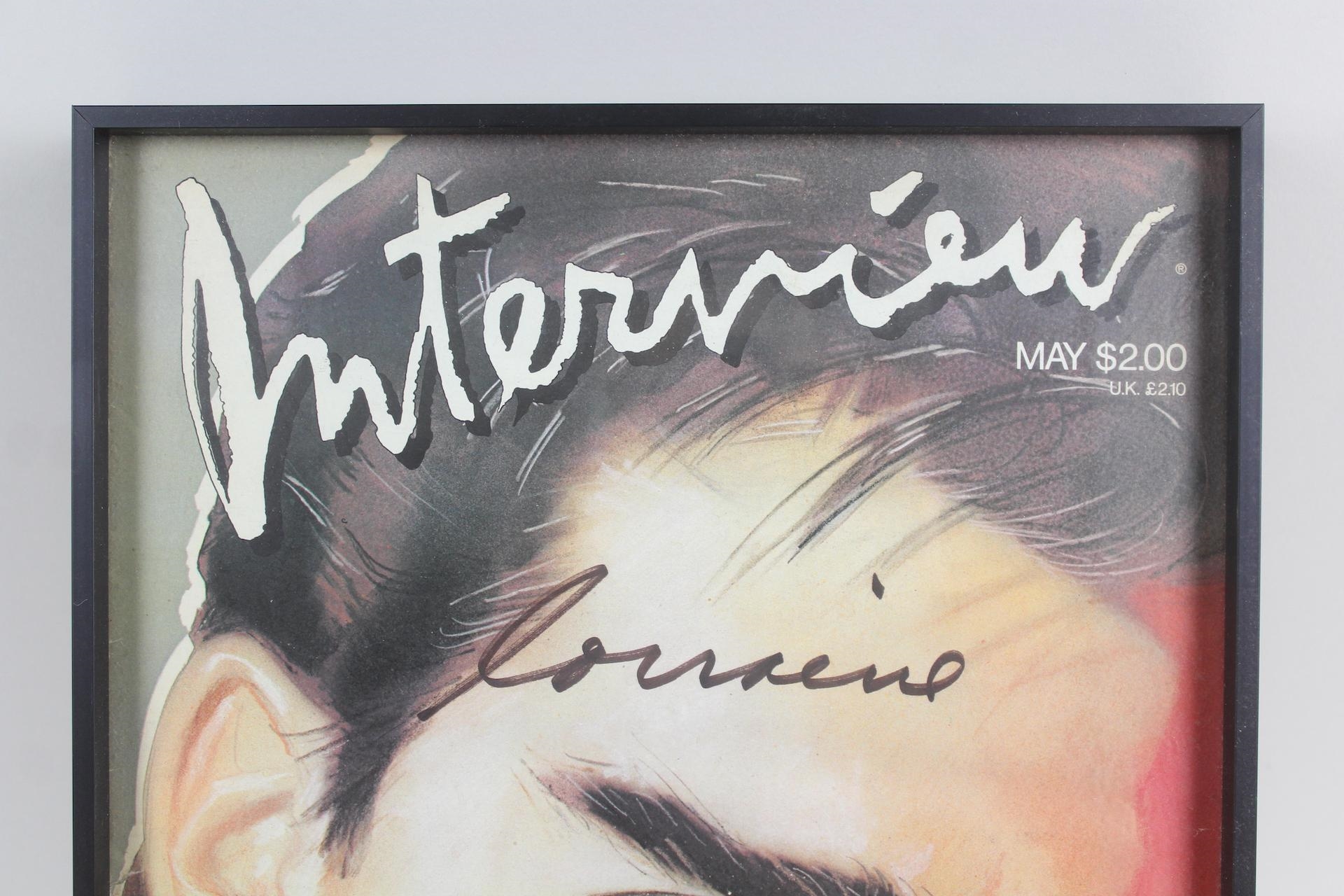 Andy Warhol | Interview Magazine 1986 Tom Cruise, Signed by Andy Warhol ...