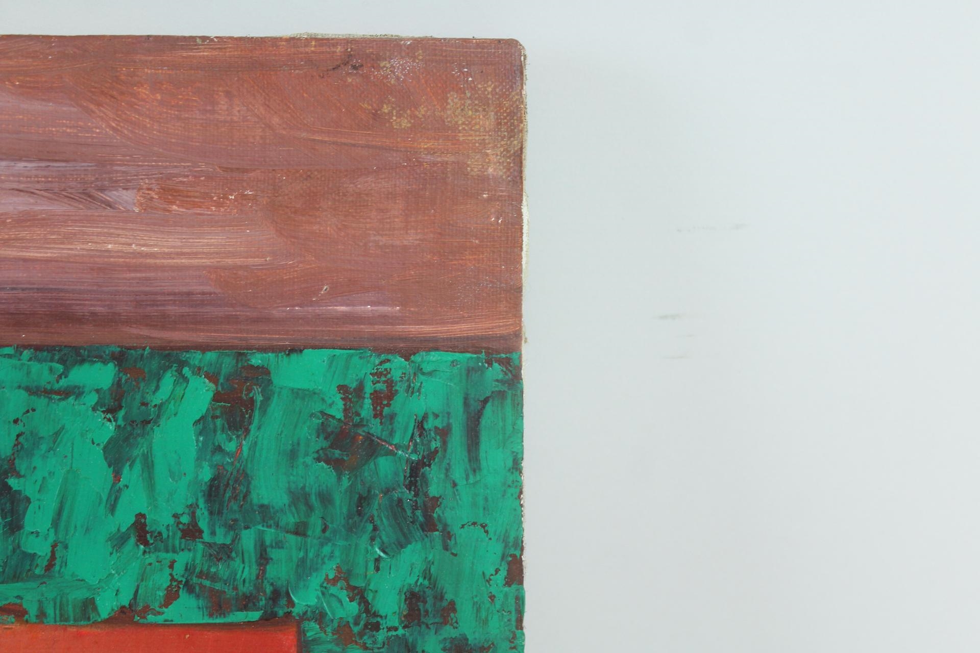 Clark Murray | Pair of Clark Murray Geometric Abstract Paintings (1982 ...