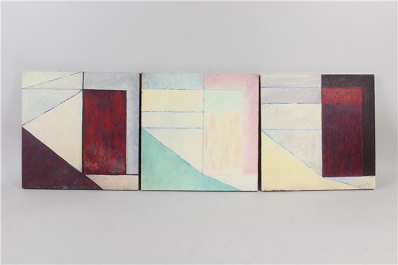 Clark Murray | Red & Pastel (1966) | MutualArt