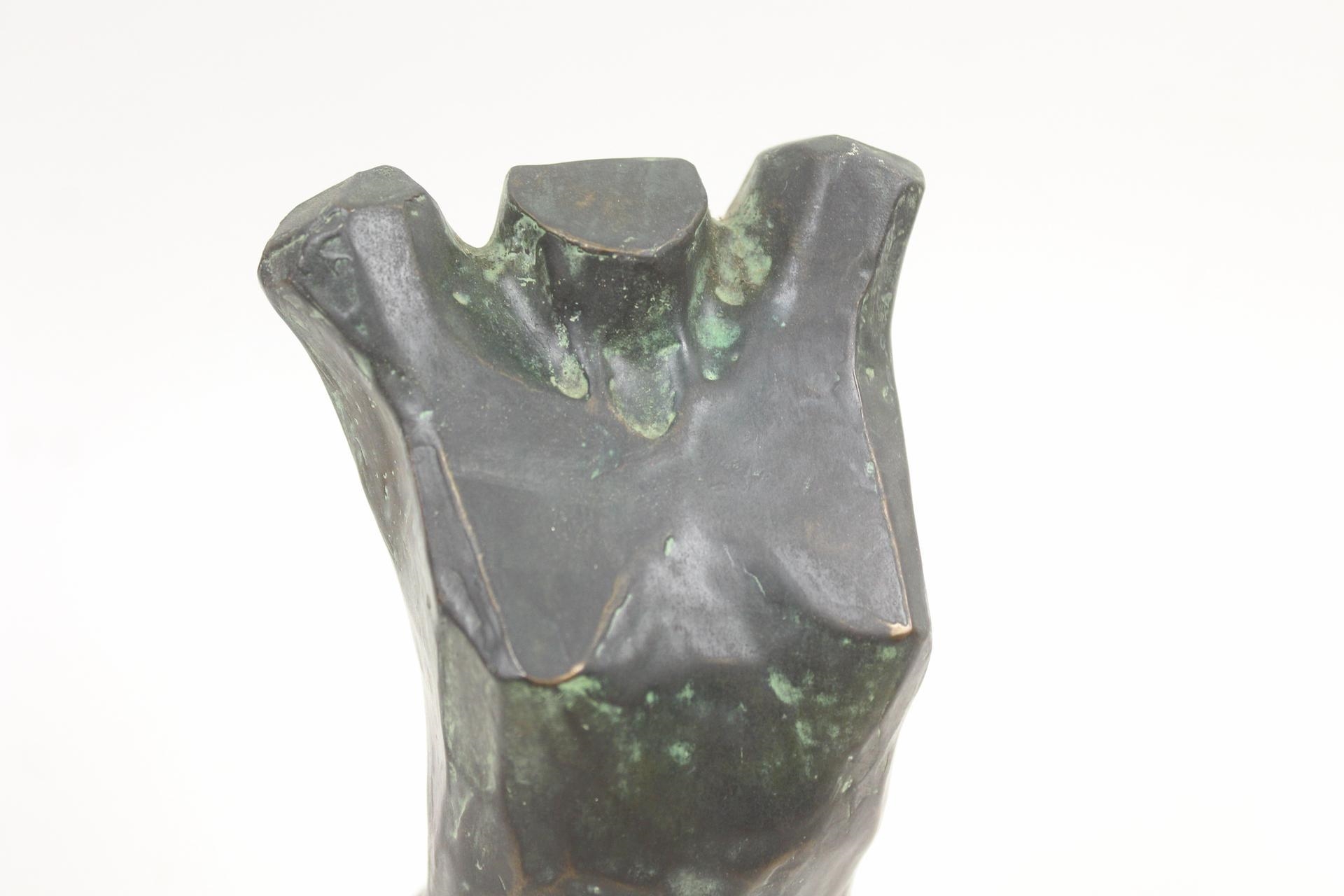 Clark Murray | Clark Murray Cubist Female Nude Bronze Sculpture & Wax ...