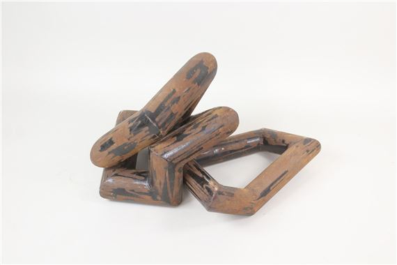 Clark Murray | Clark Murray 3 Piece Metal Abstract Pipes Sculpture ...