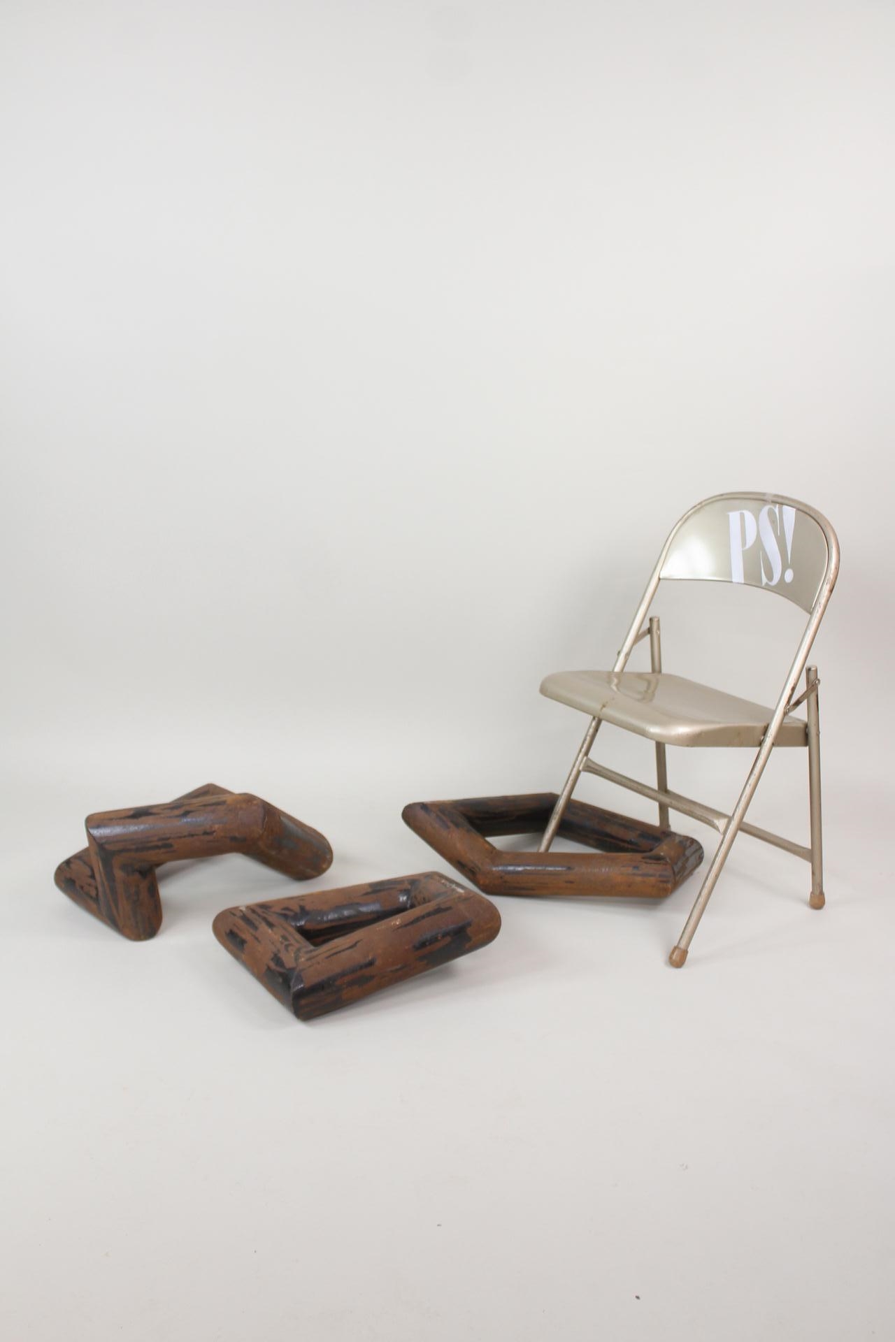 Clark Murray | Clark Murray 3 Piece Metal Abstract Pipes Sculpture ...