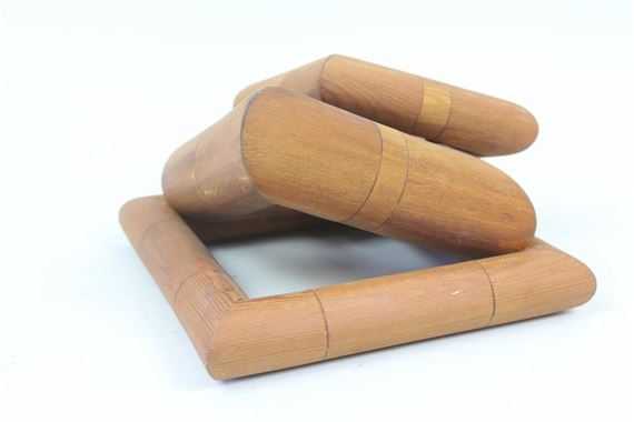 Clark Murray | Clark Murray Wood Abstract Pipes Sculpture (1966 ...