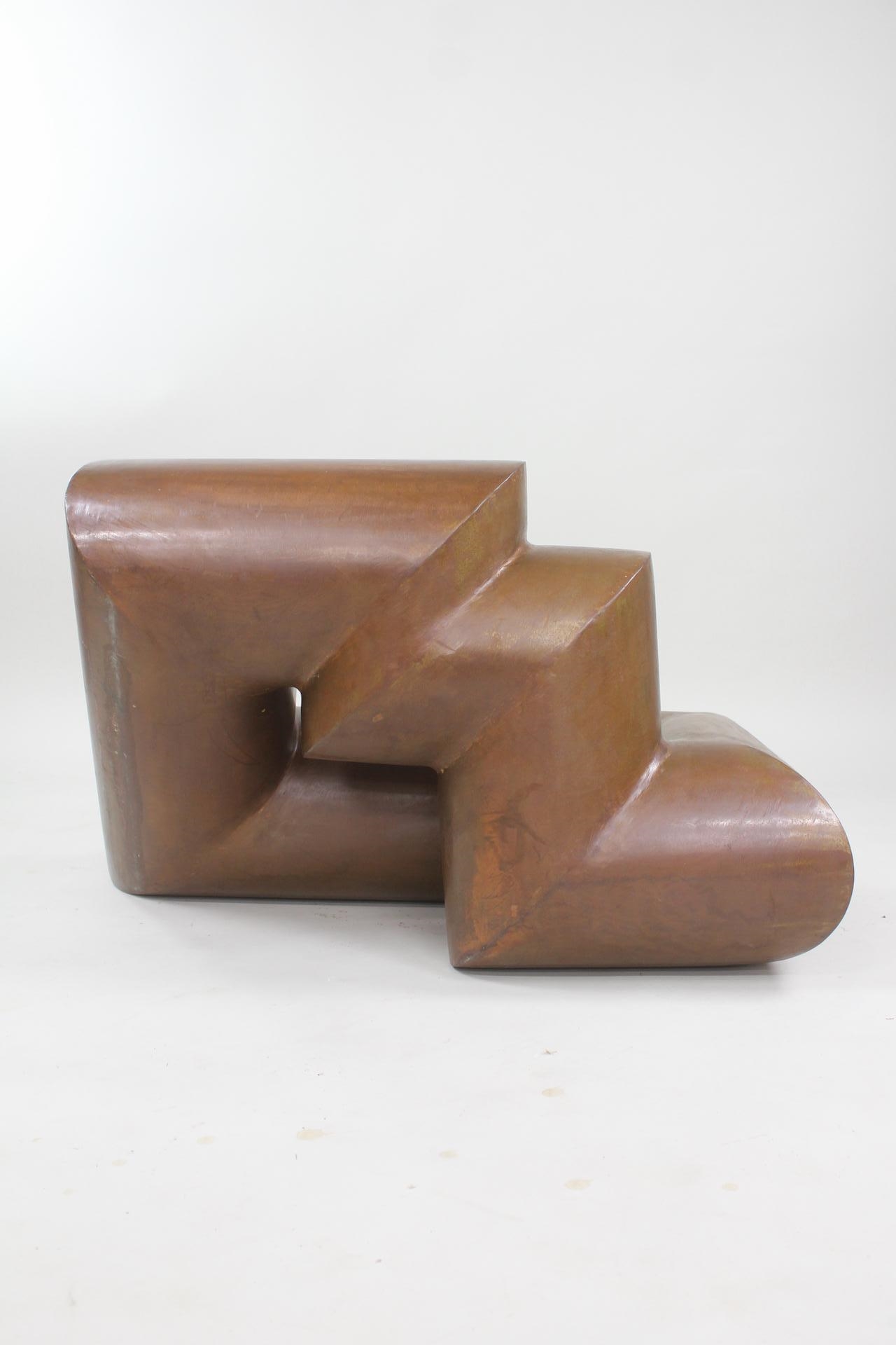 Clark Murray | Large Clark Murray Bronze Minimalist Abstract Pipes ...