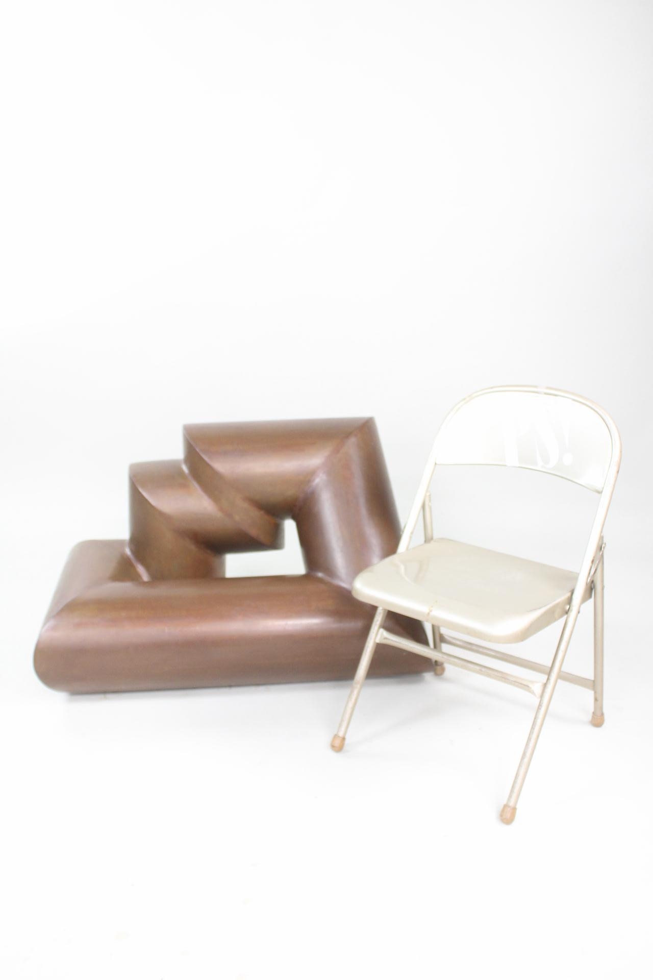 Clark Murray | Large Clark Murray Bronze Minimalist Abstract Pipes ...