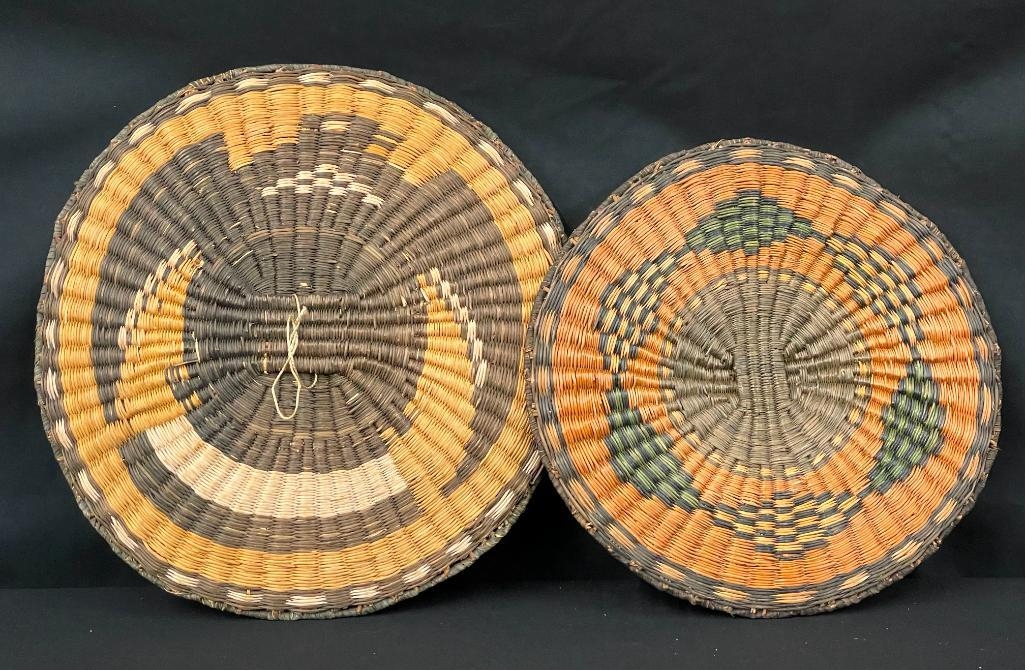 Unknown | Two Hopi Wicker Baskets (1930s) | MutualArt