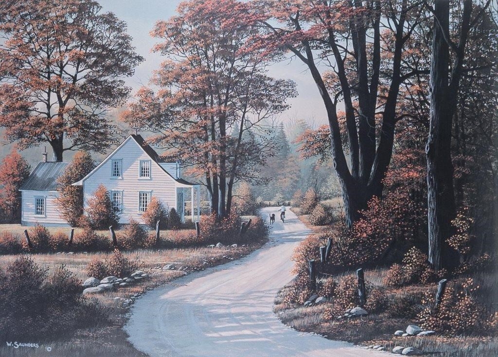 William J. Saunders | BILL SAUNDERS EDITIONED PRINT 'SIDE BY SIDE ...