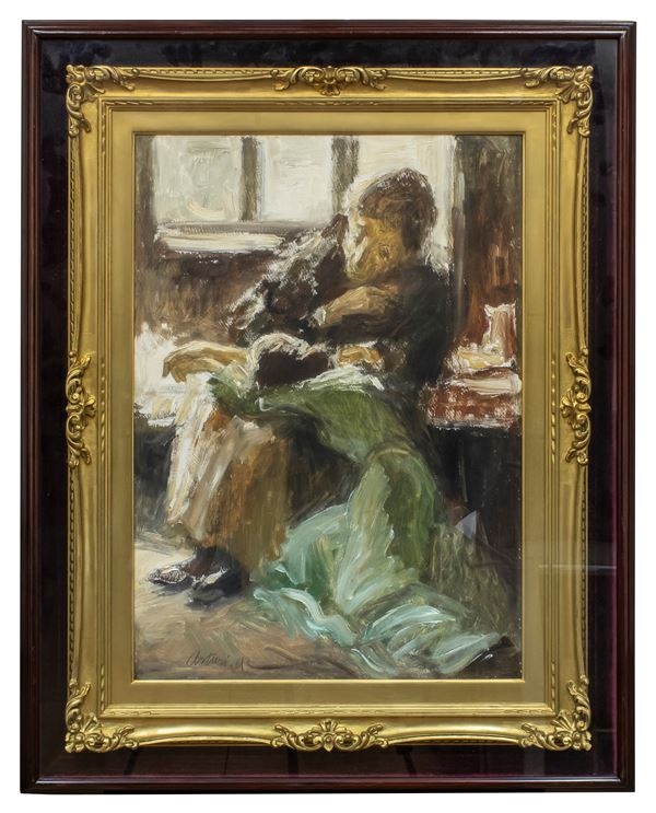 Antonio Asturi | DIPINTO IL RIFUGIO DI ANTONIO ASTURI | MutualArt