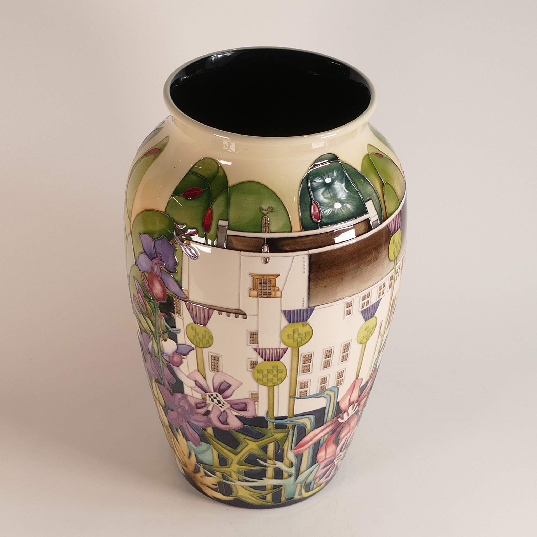 Emma Bossons | Moorcroft Prestige House for an Art Lover vase from ...