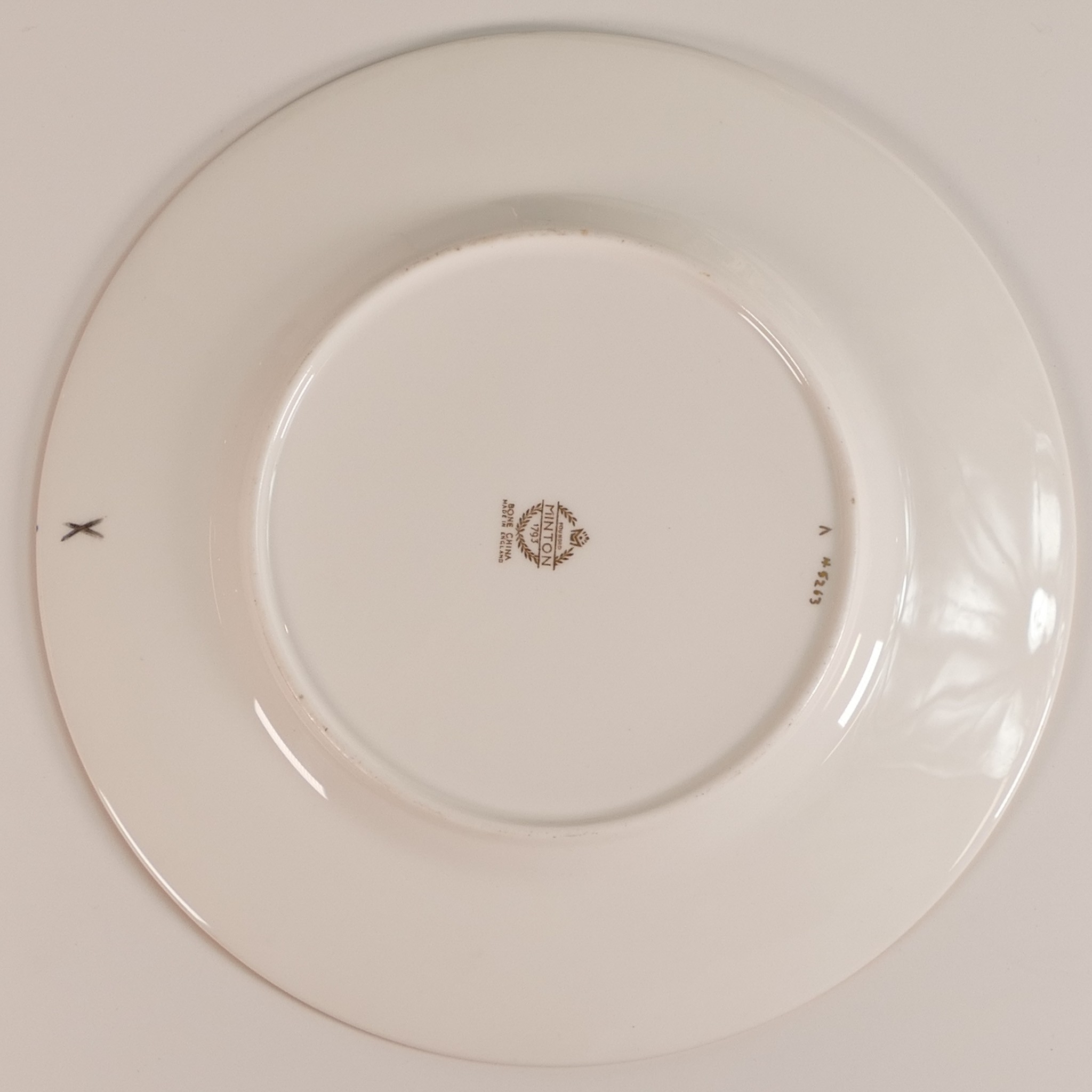 Cobalt | Minton, four heavily gilt side plates. Cobalt blue ground ...