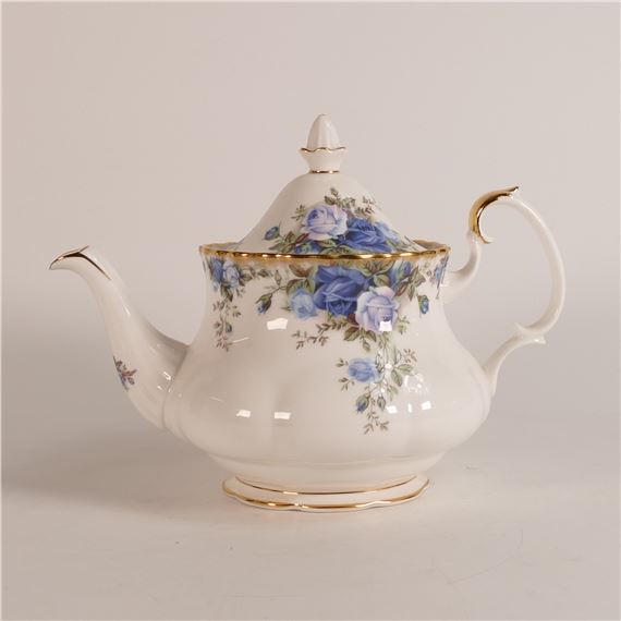 Royal Albert | Royal Albert Moonlight Rose tea pot (seconds). Height ...