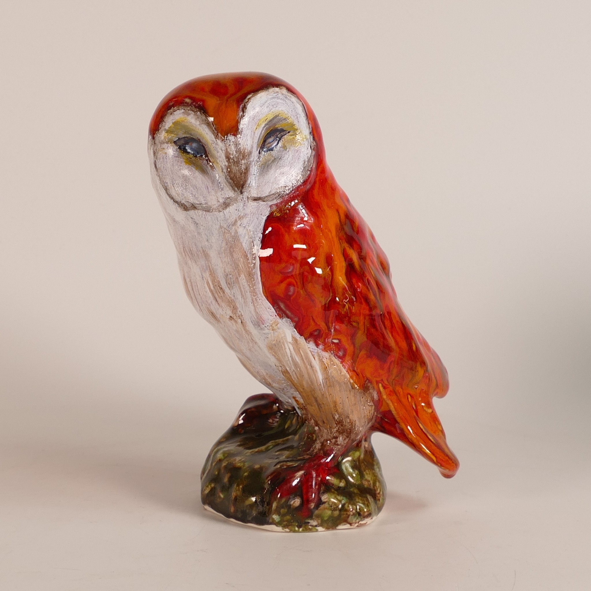 Anita Harris | Anita Harris model of a Barn Owl H:19cm Gold signed ...
