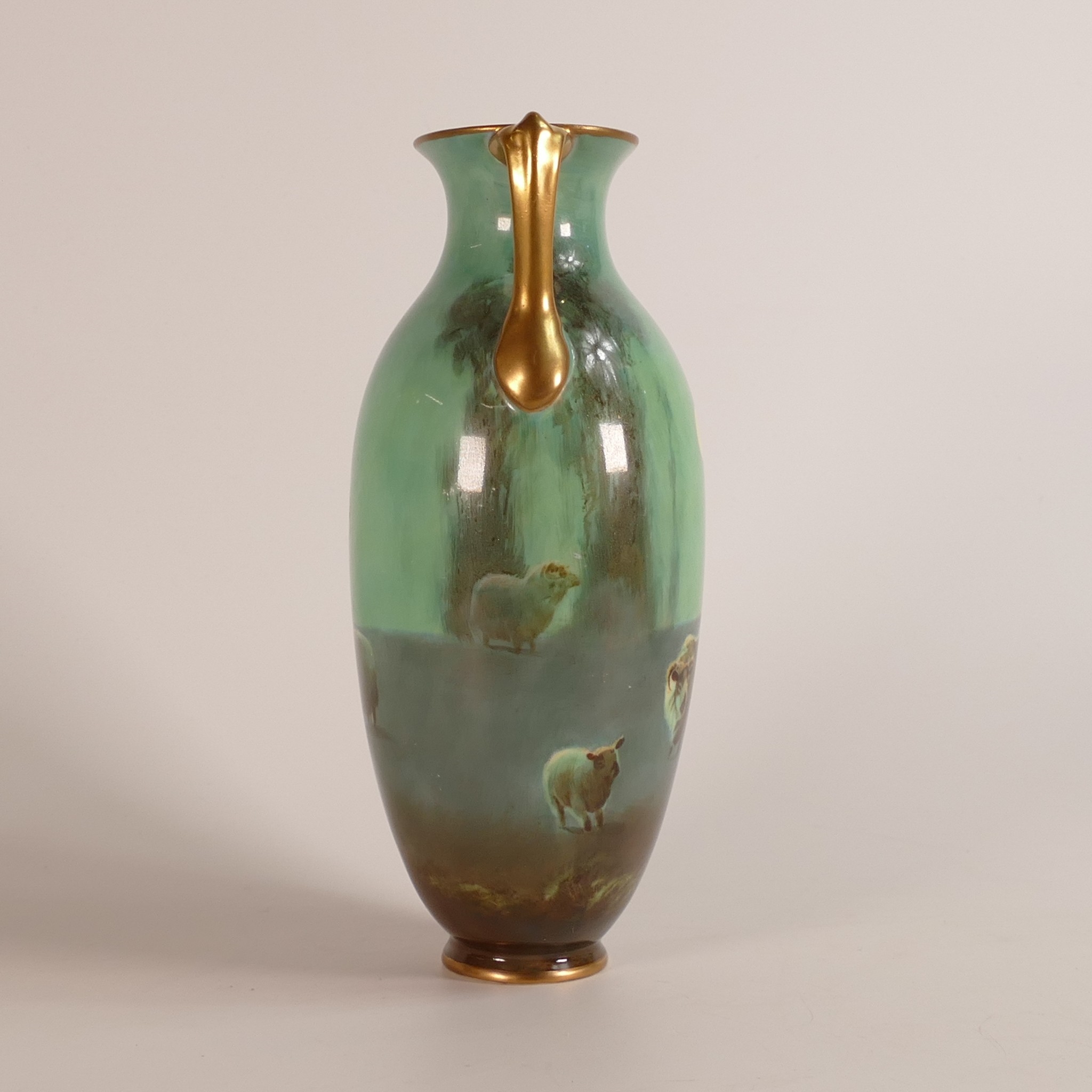 Joseph Hancock | Joseph Hancock for Royal Doulton, hand painted twin ...