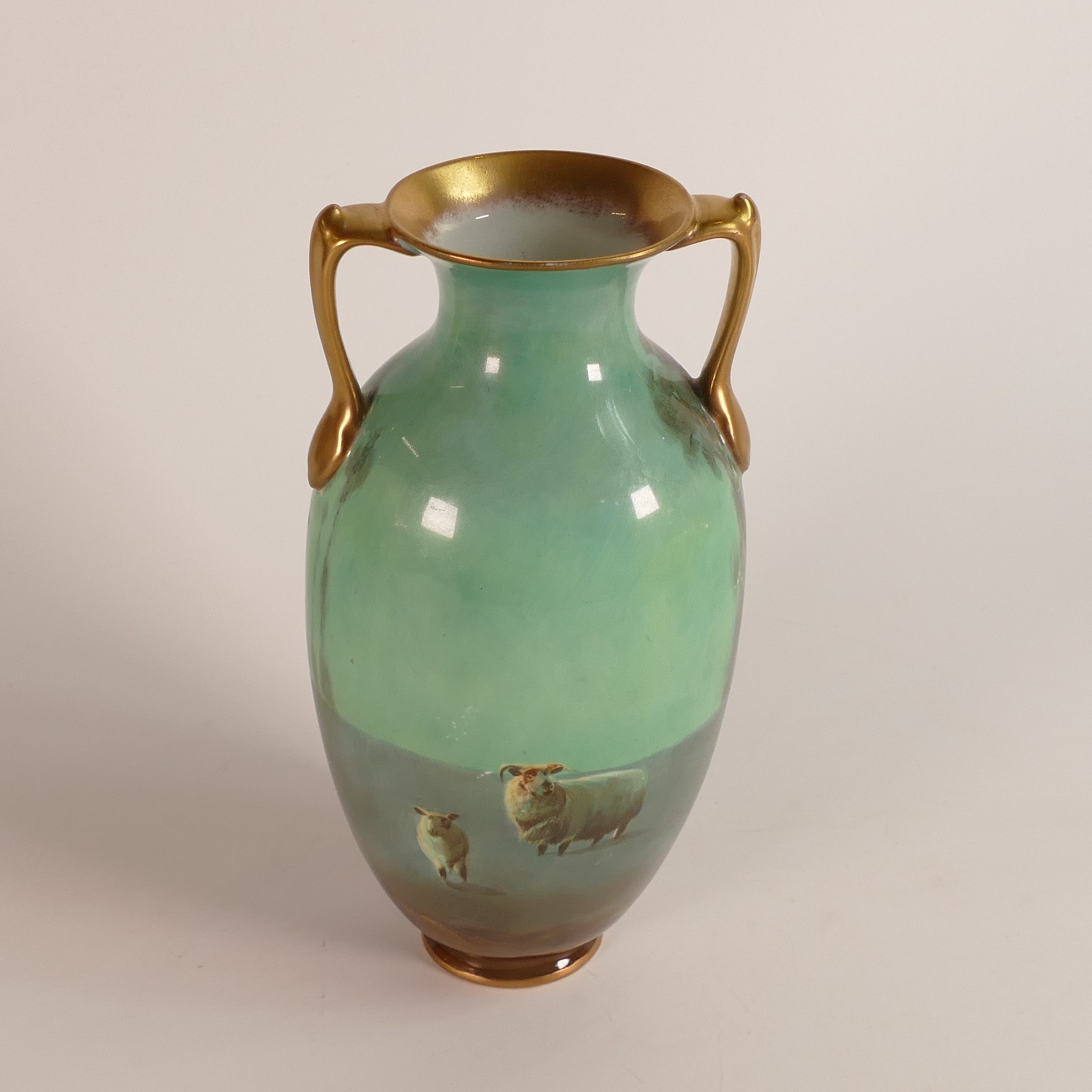 Joseph Hancock | Joseph Hancock for Royal Doulton, hand painted twin ...