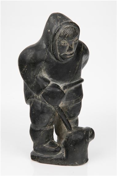 Alasua Amittu Davidialuk | Hunter with Captured Seal (Early 1960s) | MutualArt