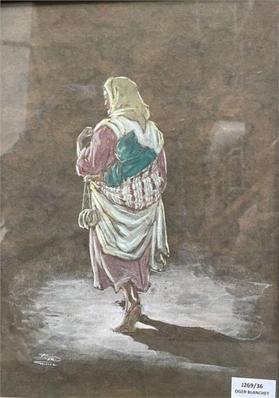 Paul Néri | Oriental woman and her child | MutualArt