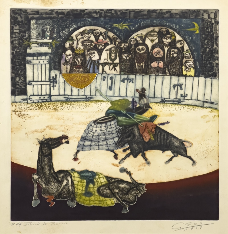 Guillermo Silva Santamaria | Two Editions (Crucifixion and Bullfight ...