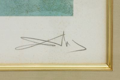 Salvador Dalí | Salvador Dali signed print with a typical surrealist ...