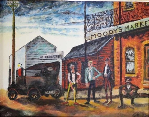 Russell Drysdale | GOING TO THE PICTURES (1941) | MutualArt