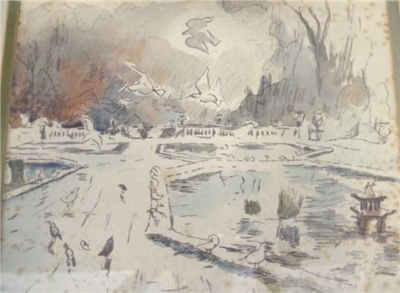Enid Cambridge | Kensington Gardens (1960) | MutualArt