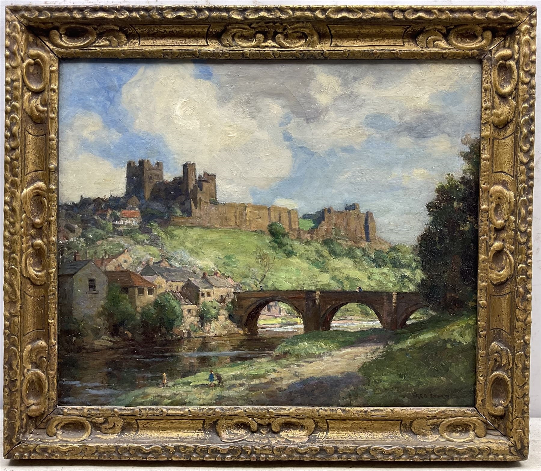 Frederick Stead | Green Bridge and Richmond Castle | MutualArt