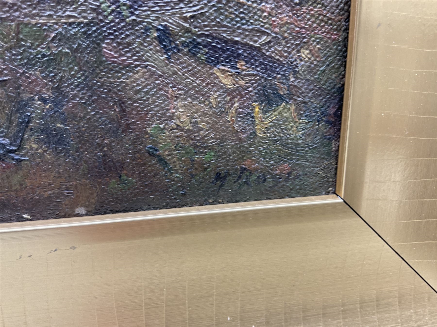 Herbert Royle | Hilltop Barn with Sheep Grazing | MutualArt