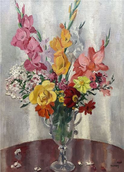 Philip Naviasky | Still life Vase of Flowers | MutualArt