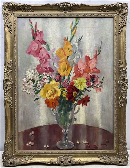 Philip Naviasky | Still life Vase of Flowers | MutualArt