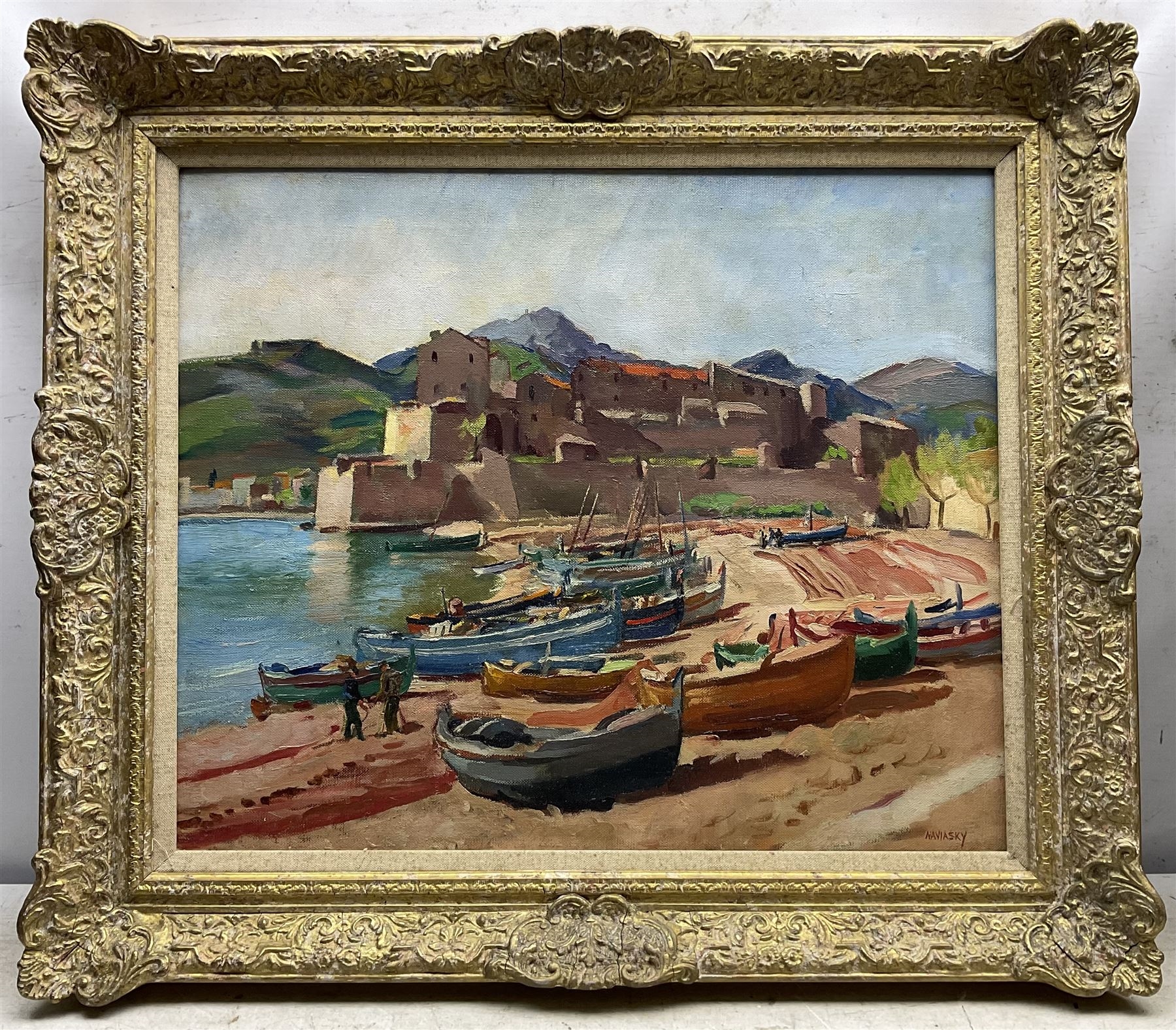 Philip Naviasky | Continental Fishing Village | MutualArt