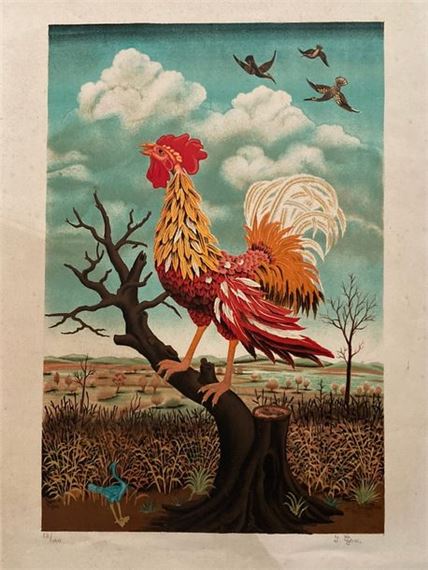 Ivan Generalić | Yvan Generalic Lithograph signed lower right, numbered ...