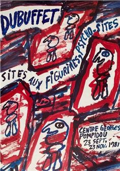 Jean Dubuffet | BARBU HIRSUTE | MutualArt