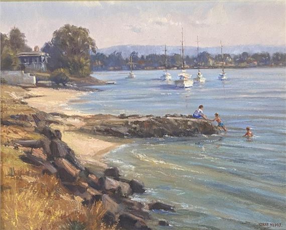 Kerry Nobbs | Boat Harbour, Paradise Point | MutualArt