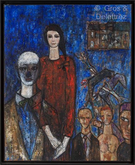 Jean Sanglar | The bride and groom (1958) | MutualArt