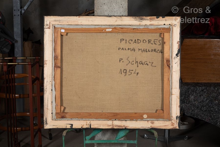 Pinchas Schaar | Pinchas SCHAAR (b. 1923) Picadores (1954) | MutualArt