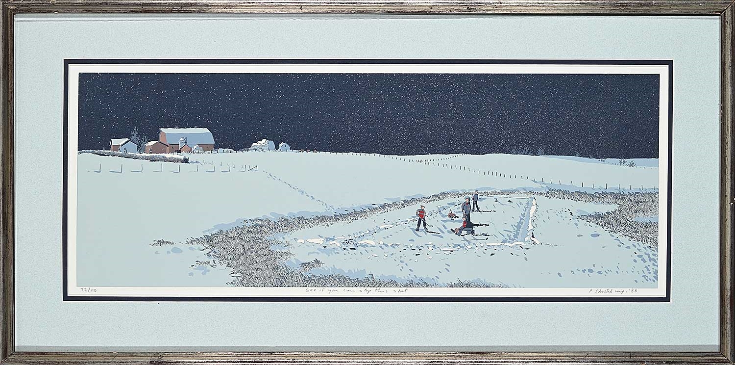 Peter Shostak | See if You Can Stop this Shot #72/110 (1988) | MutualArt