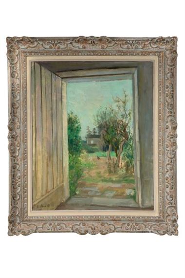 Henri Jannot | Door opening onto the garden (1927 - 1950) | MutualArt