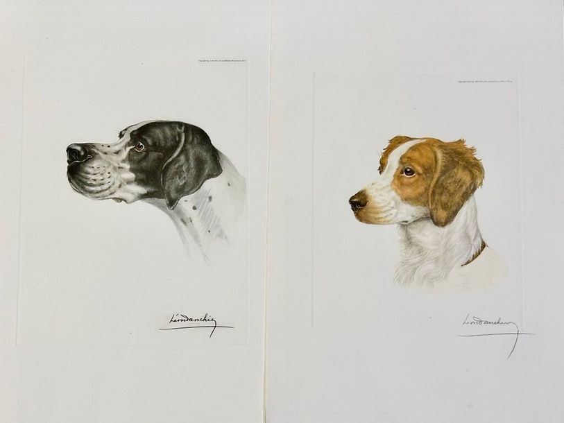 Leon Danchin | Brittany Spaniel and Pointer (52) | MutualArt