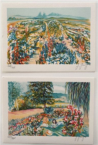 Jacqueline Gougis | Souvenirs de Giverny (Set of 2 lithographs) | MutualArt