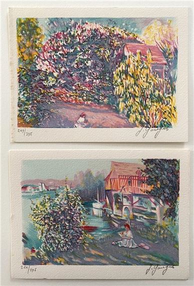 Jacqueline Gougis | Souvenirs de Giverny (Set of 2 lithographs) | MutualArt