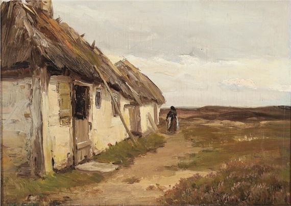 Hans Ludvig Smidth | A farm on the heath | MutualArt
