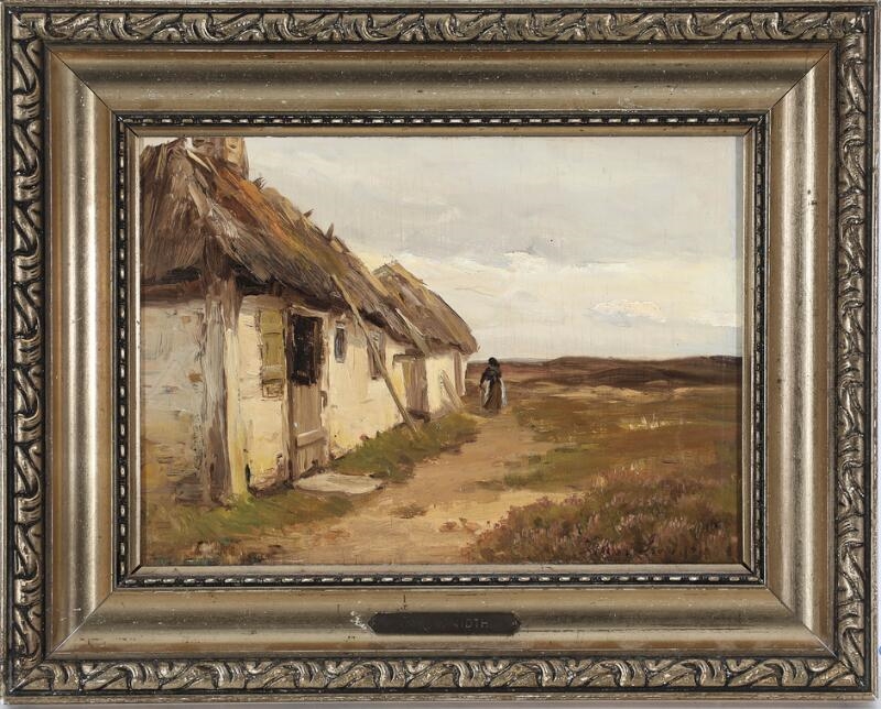 Hans Ludvig Smidth | A farm on the heath | MutualArt