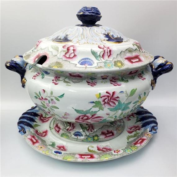 Large | Large Antique English Ironstone Tureen | MutualArt