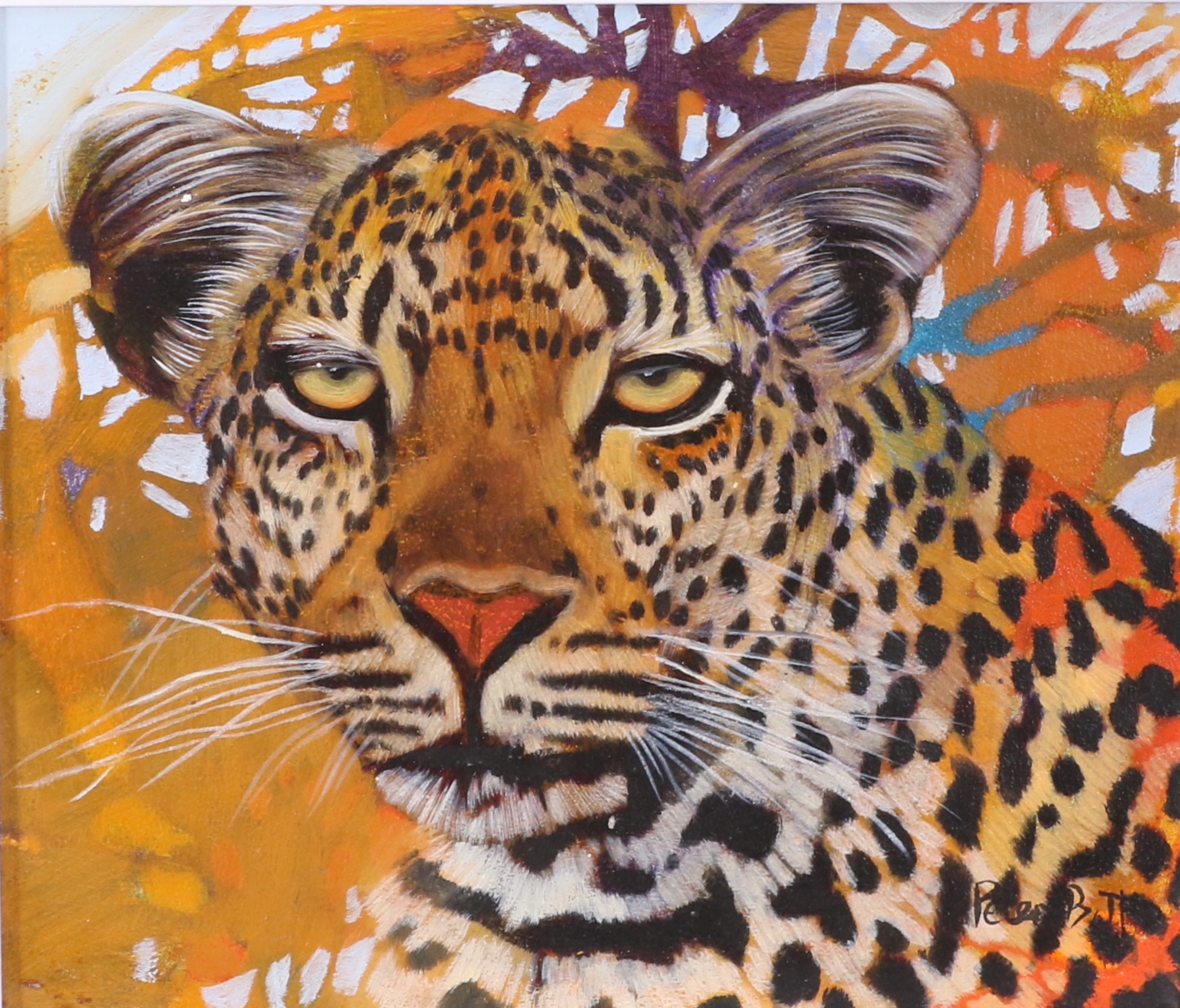 Peter Botha | PORTRAIT OF A LEOPARD | MutualArt