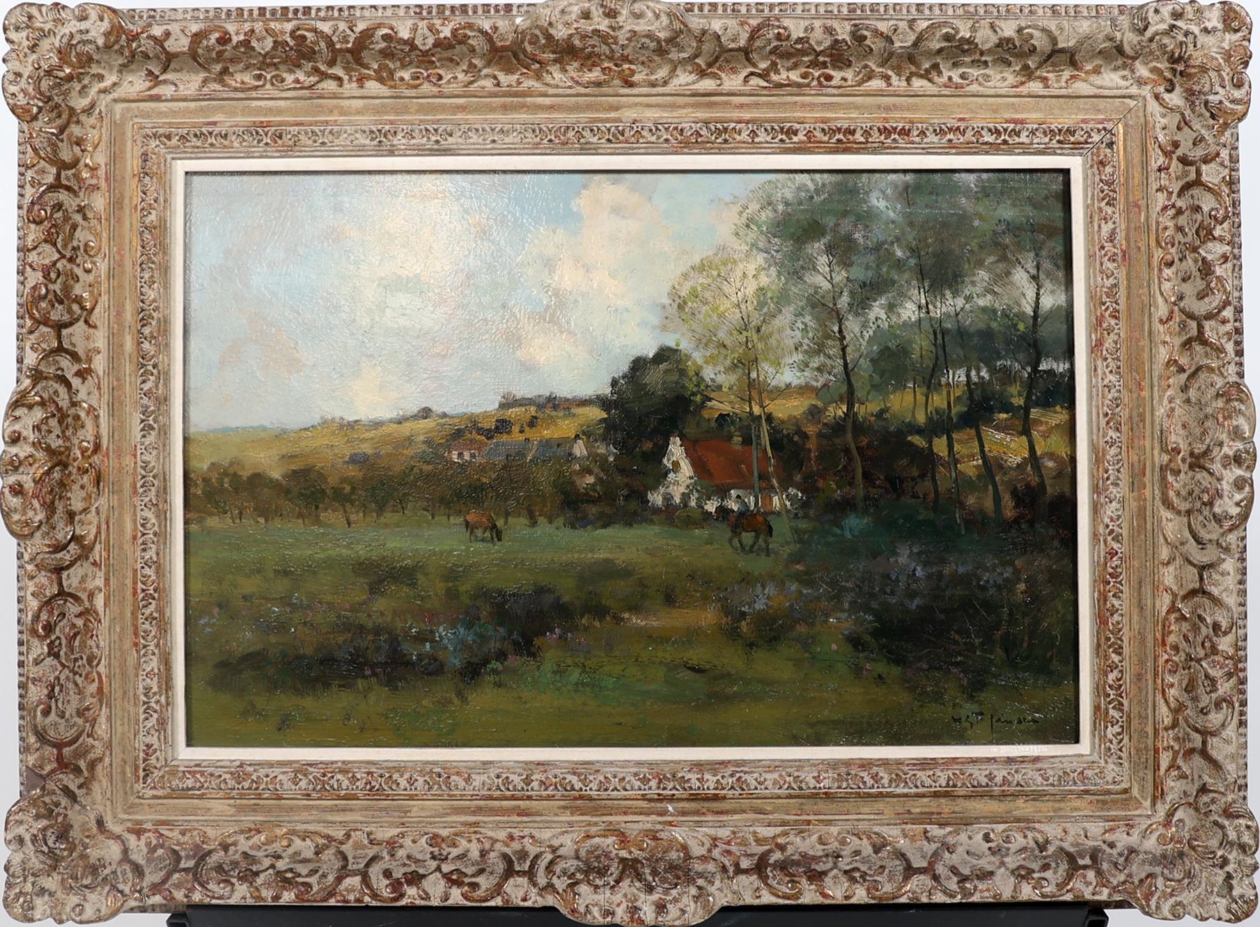 Willem George Frederik Jansen | Landschap met boerderijen | MutualArt