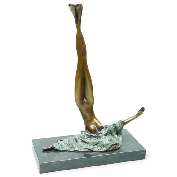 Jean Patoue | A female with legs raised and outstretched arms | MutualArt