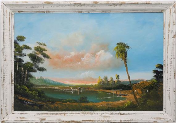 Horace Foster | HORACE FOSTER FLORIDA ARTIST LOST HIGHWAYMEN | MutualArt
