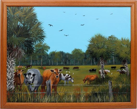 Carol Ann Knapp | CAROL ANN KNAPP FLORIDA ARTIST SUMMER PASTURE (2004 ...