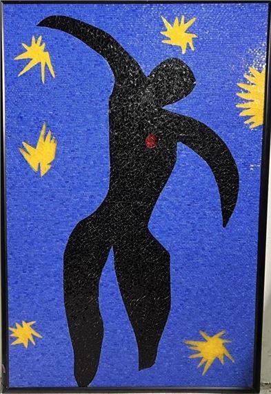 Henri Matisse | TILED MOSAIC ART OF A HENRI MATISSE FIGURE | MutualArt