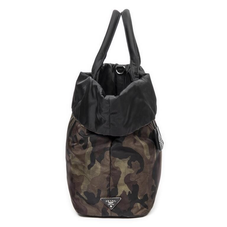 Green | Prada,Reversible Camouflage Tote | MutualArt
